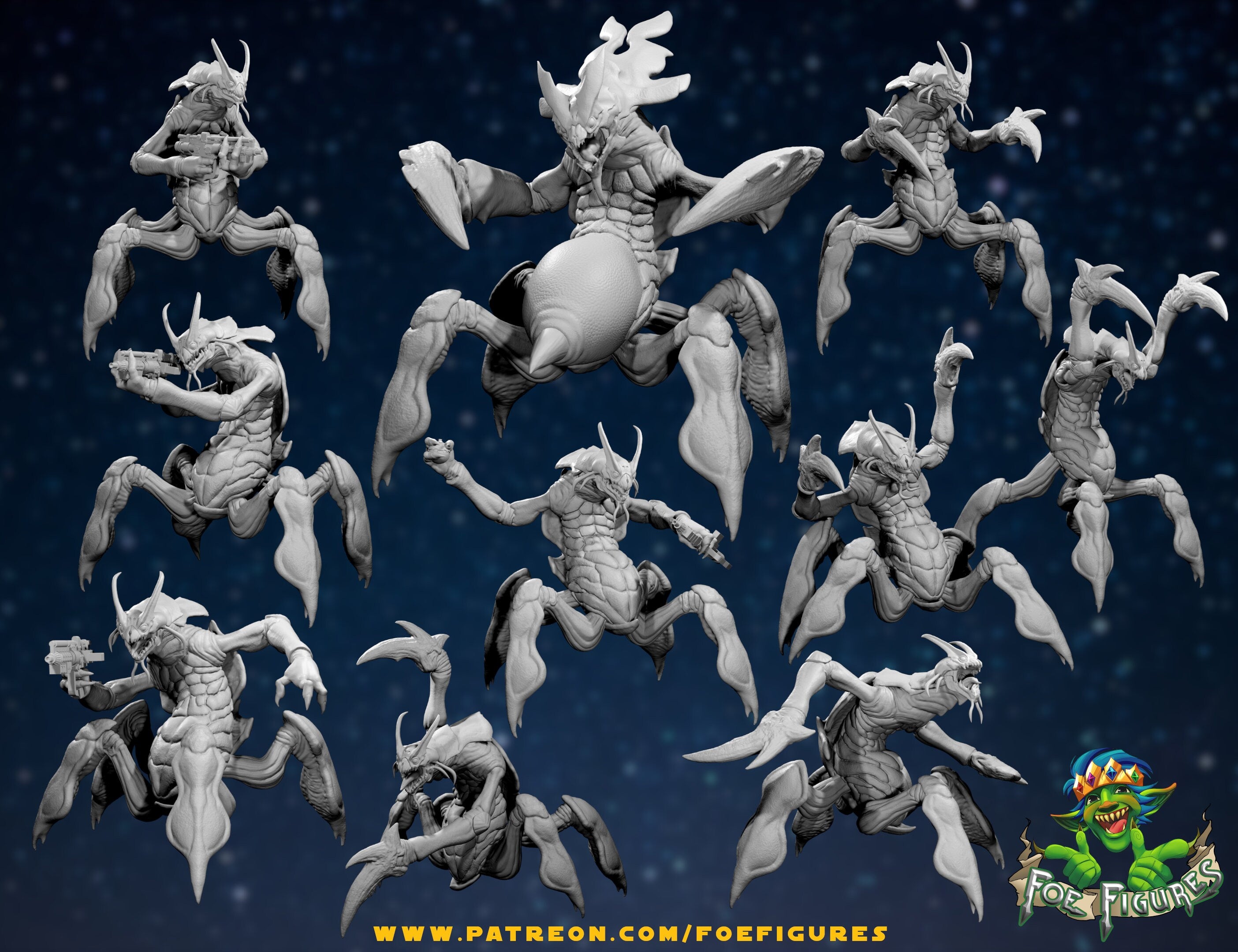 Roly Poly Bug Army by Foe Figures Miniatures – Mcgavin Miniatures